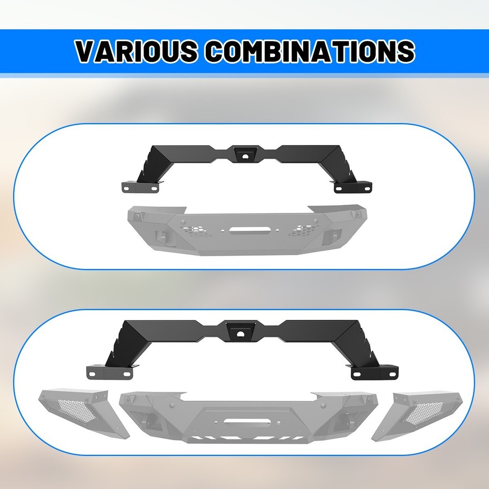 Off Road Bull Bar Bumper Brush Guard Steel For 2021 2022 2023-2025 Ford ...