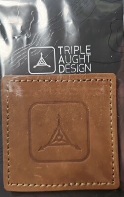Triple Aught Design TAD Logo Leather Patch Cognac DWS Exclusive 2023 | eBay