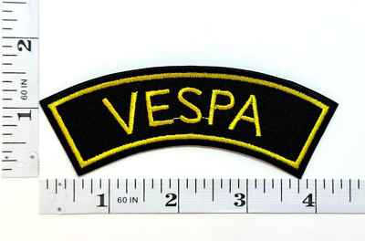 Embroidered Patch - Vespa - Italy - Mopeds - Scooters - NEW - Iron-on ...