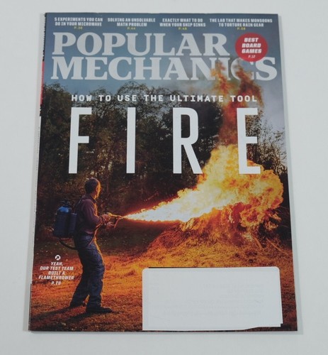 Popular Mechanics Magazine: How to Use the Ultimate Tool FIRE (December ...
