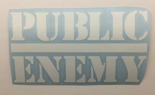 Public Enemy Logo Quality Die Cut Vinyl Sticker Hip Hop Rap Old School ...