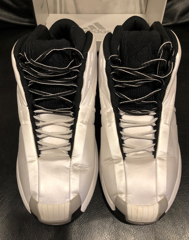 2001 ADIDAS THE KOBE 1 WHITE/BLACK Model# 668376 Mens Sz 9.5 Bryant ...