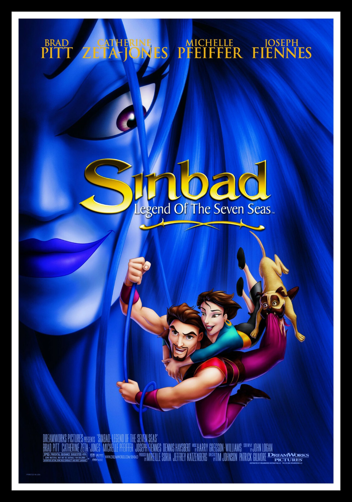Sinbad - Legend of the Seven Seas Movie Poster Print & Unframed Canvas ...