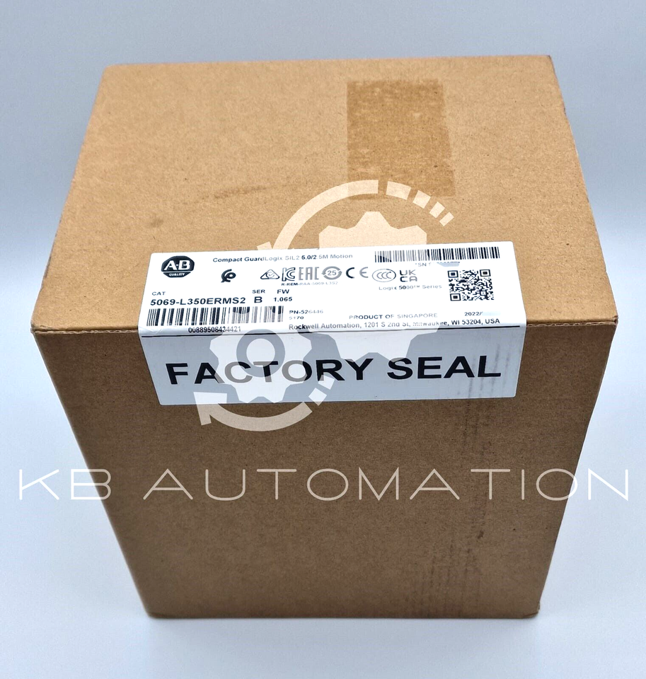 5069-L350ERMS2 Compact GuardLogix5380 Safety Motion Controller, SIL2 ...