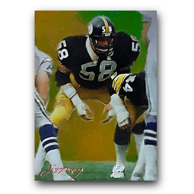 Jack Lambert #41 Art Card Limited 47/50 Edward Vela Signed (Pittsburgh ...