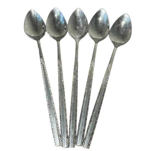 Oneida Via Roma Community Ice Tea Spoons Flatware Long Handle Stainless ...