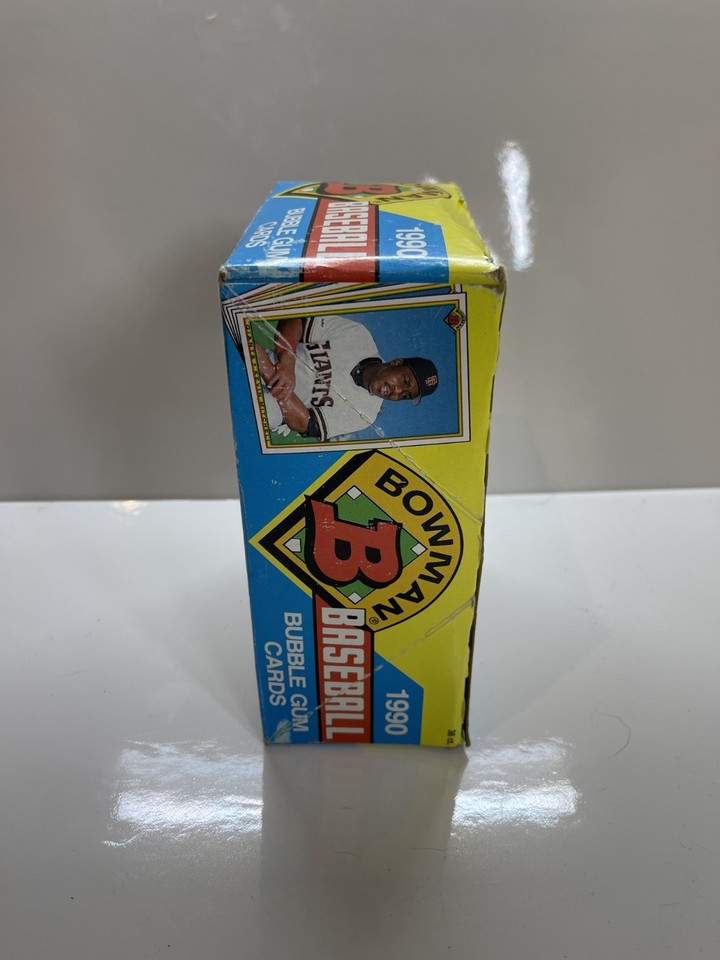 1990 Bowman Baseball Trading Cards Wax Pack Box (36 Wax Packs) | eBay