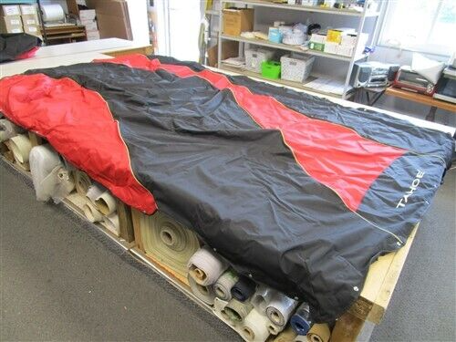 TRACKER TAHOE Q7 (2006 - 2007) COCKPIT & BOW COVER SET BLACK / RED ...