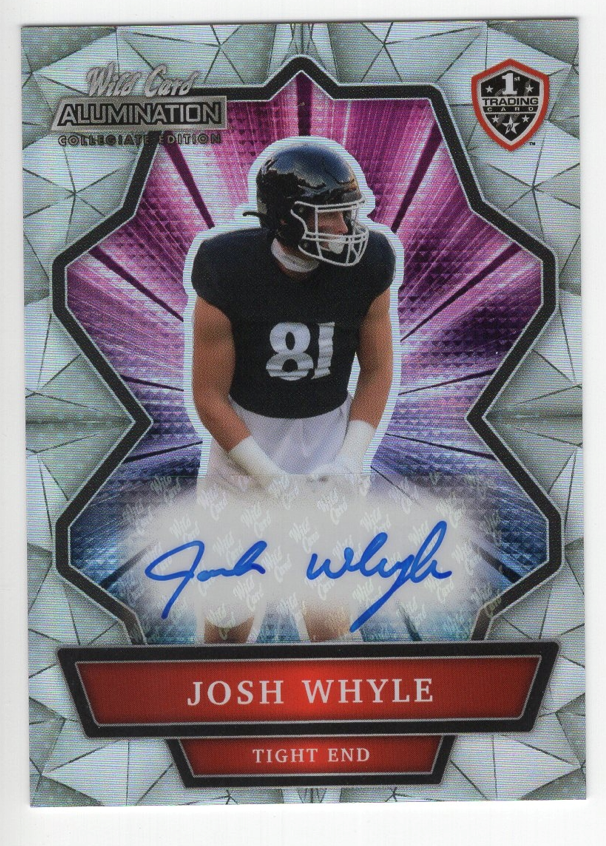 JOSH WHYLE 2022 WILD CARD ALUMINATION COLLEGE FOOTBALL ROOKIE AUTO | eBay