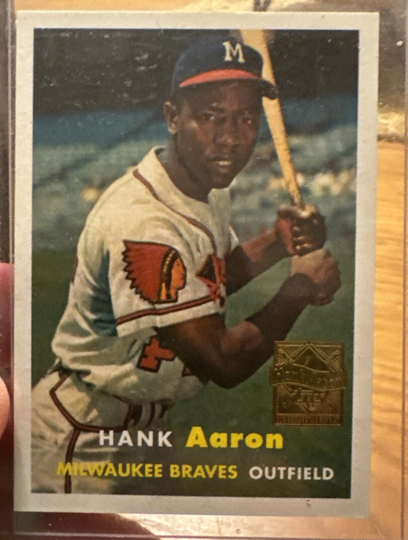 2000 Baseball topps hank aaron reprint | eBay