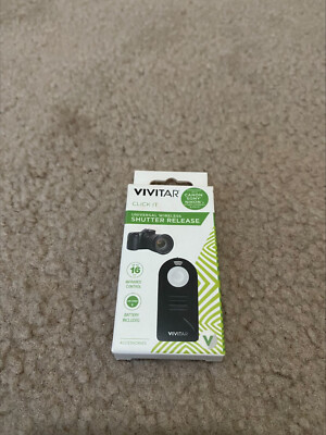 Vivitar VIV-RC6 Universal Wireless Shutter Release (Black) - NEW | eBay