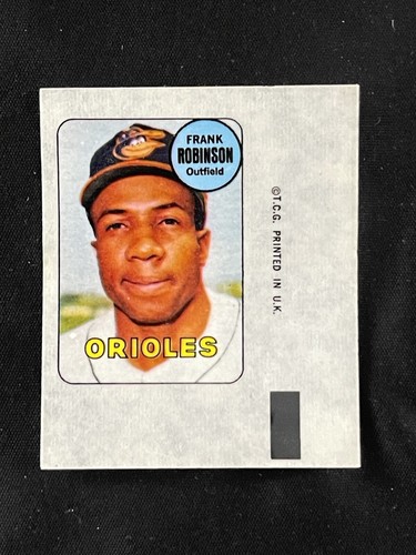 1969 Topps Decals Sticker Frank Robinson Baltimore Orioles EX/NR-MINT ...
