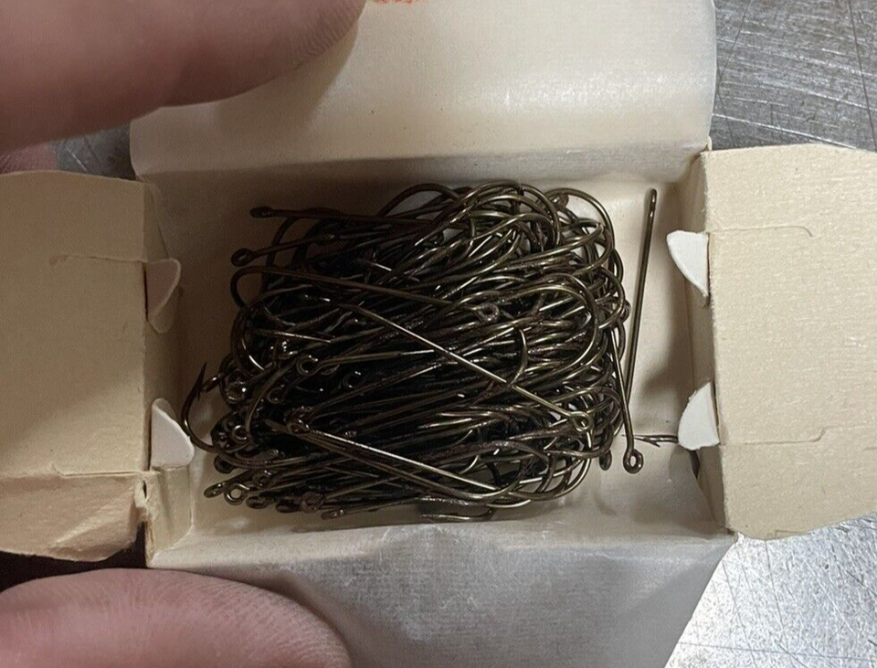 1000 MUSTAD #3 STREAMER FLY TYING HOOK EX LONG SHANK ABERDEEN RINGED ...