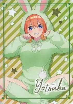 【DDP】 Character card Yotsuba Nakano luxury foil-stamped bonus card ...