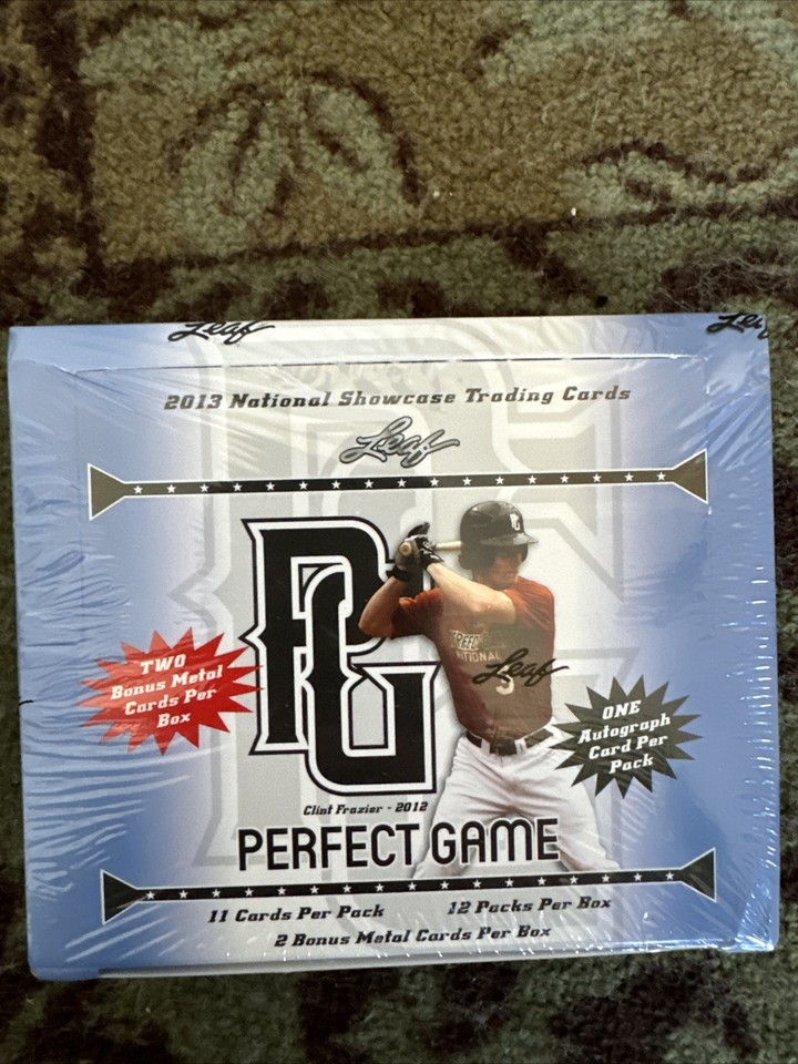 2013 Leaf Perfect Game Showcase Baseball Factory Sealed HOBBY Box ...