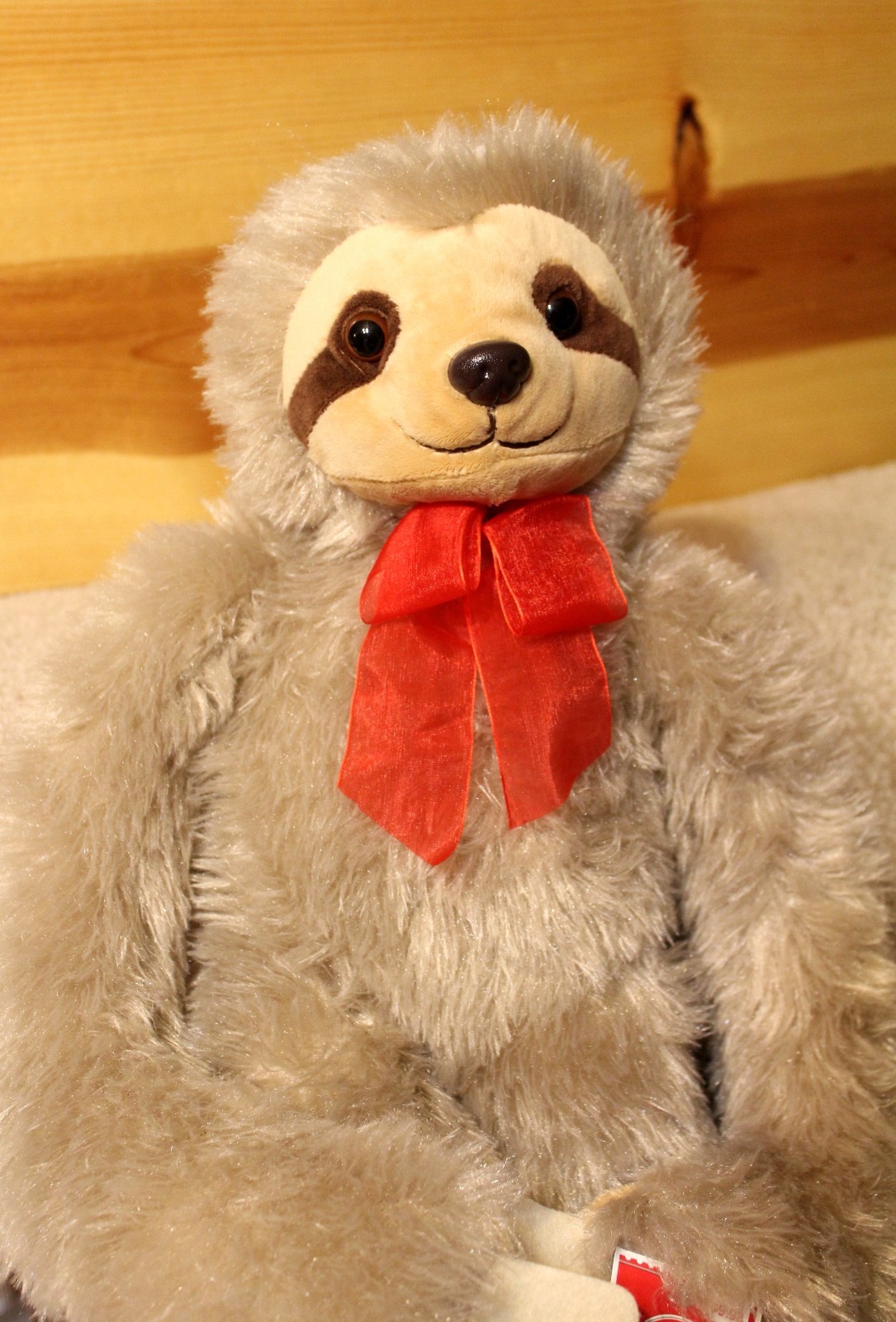 2 PLUSH LOVEBIRD SLOTHS 21" Set Valentine's Day Hugging Sloth Hanging ...