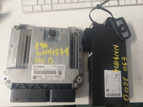 BMW E90 320d 2011 LCI ECU KIT N47 DDE 8512047 BOSCH CAS BOX 9237047 ...