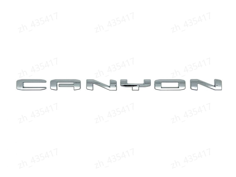 1PC Chrome Rear Tailgate Canyon Emblem Badge Nameplate for 2023 - 24 ...