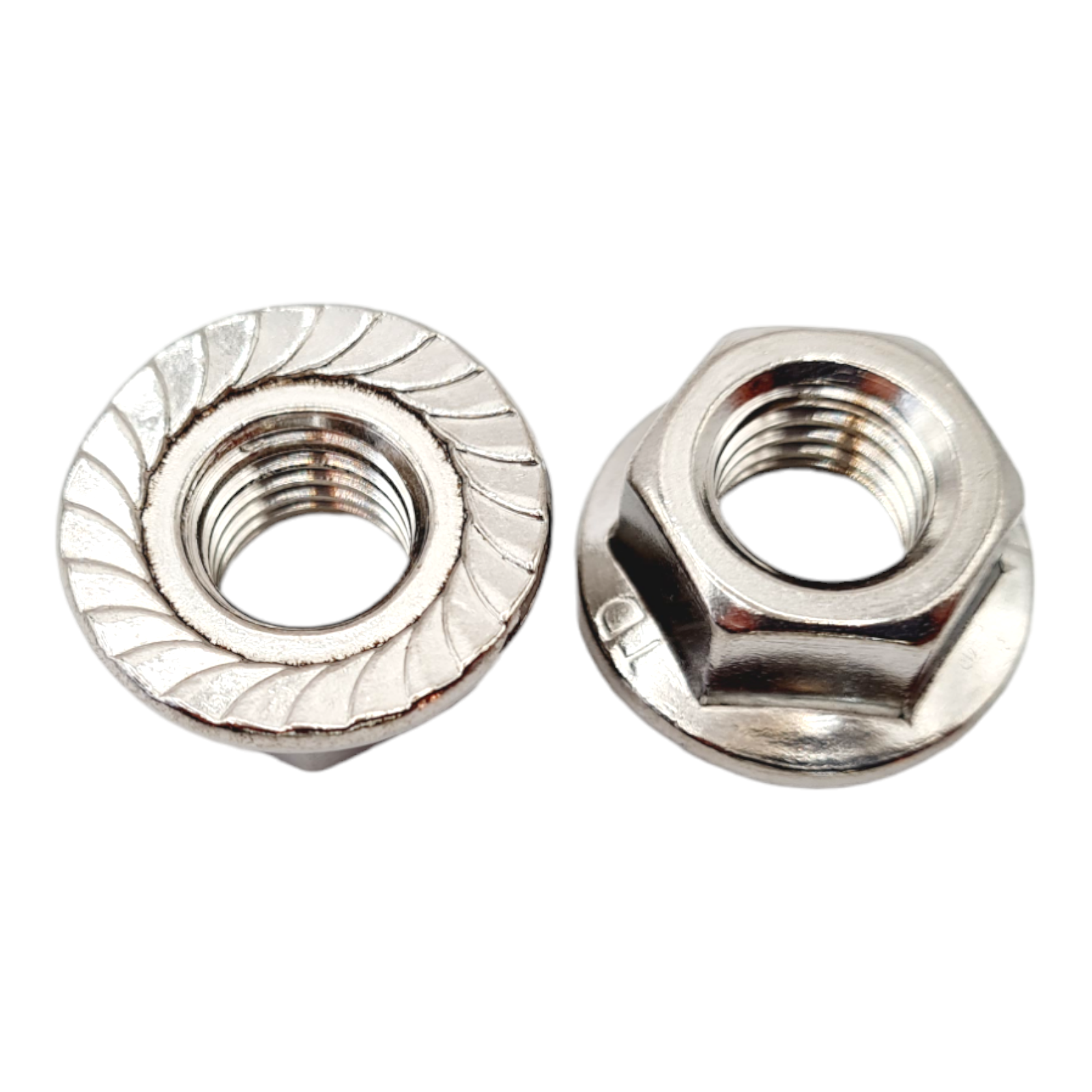 Sperrzahnmutter Bundmutter Edelstahl V4A salzwasserbeständig M4 - M12 ...