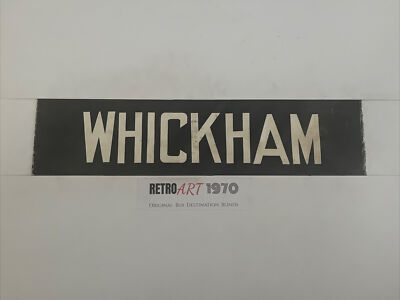 Stanley County Durham Destination Bus Blind 32"- Whickham | eBay UK