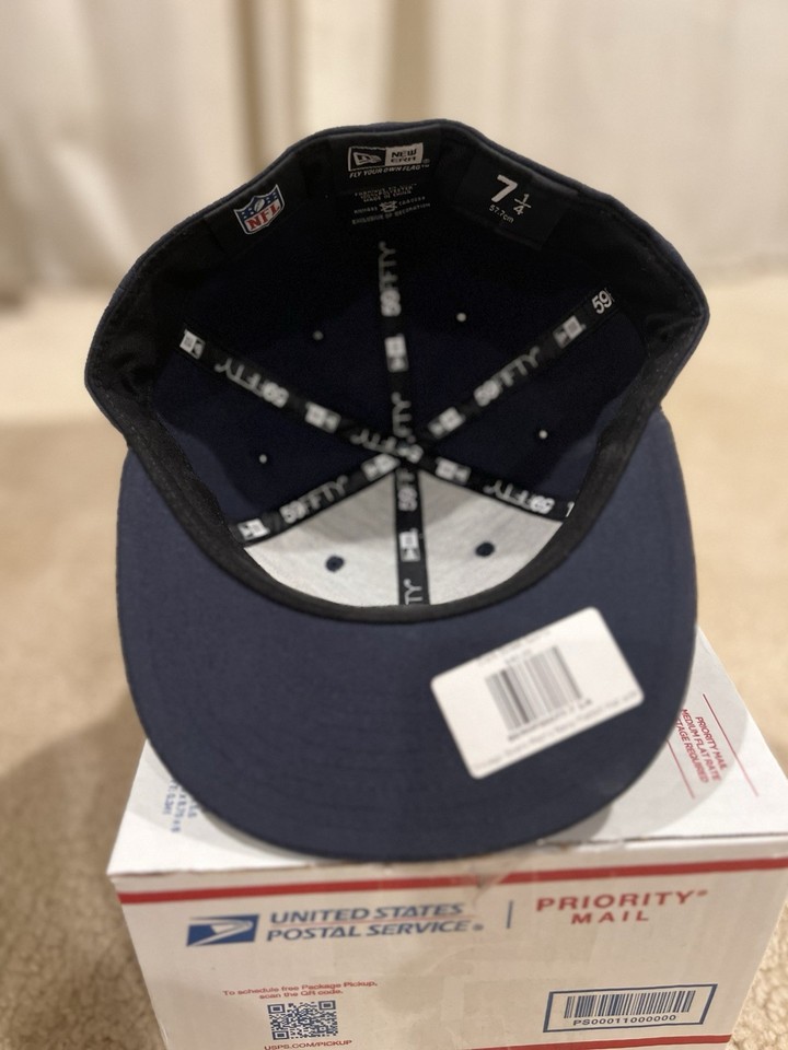 Chicago Bears 59Fifty New Era Team Basic Navy 7 1/4 Fitted Cap Hat B ...