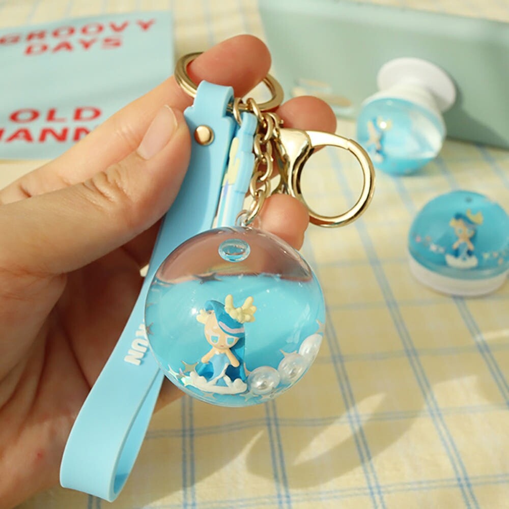 Cookie Run Kingdom Water Ball Keychain Grip Holder Sea Fairy Pure ...