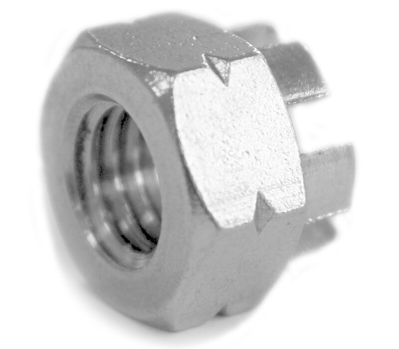 Kronenmutter DIN 935 M5 M6 M8 M10 M12 M16 M20 ISO 7035 EDELSTAHL A2 ...