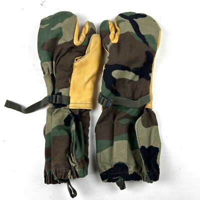 Army Cold Weather Trigger Finger Mittens Hawkeye Glove Sz Medium | eBay