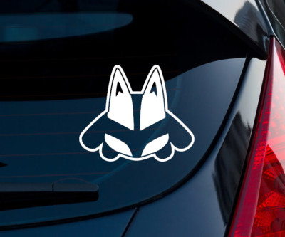 Lucario Pokemon Super Smash Bros Indoor/Outdoor Matte White Vinyl Decal ...