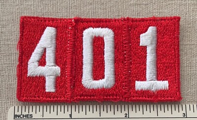 Vintage 1950s TROOP 401 Boy Scout Red & White Uniform PATCH BSA ...
