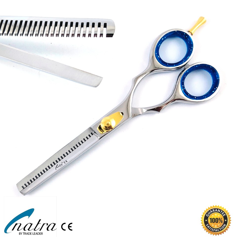 2x Coupe de Cheveux Ciseaux Effiler Coiffeur Barbier Salon Coiffure ...