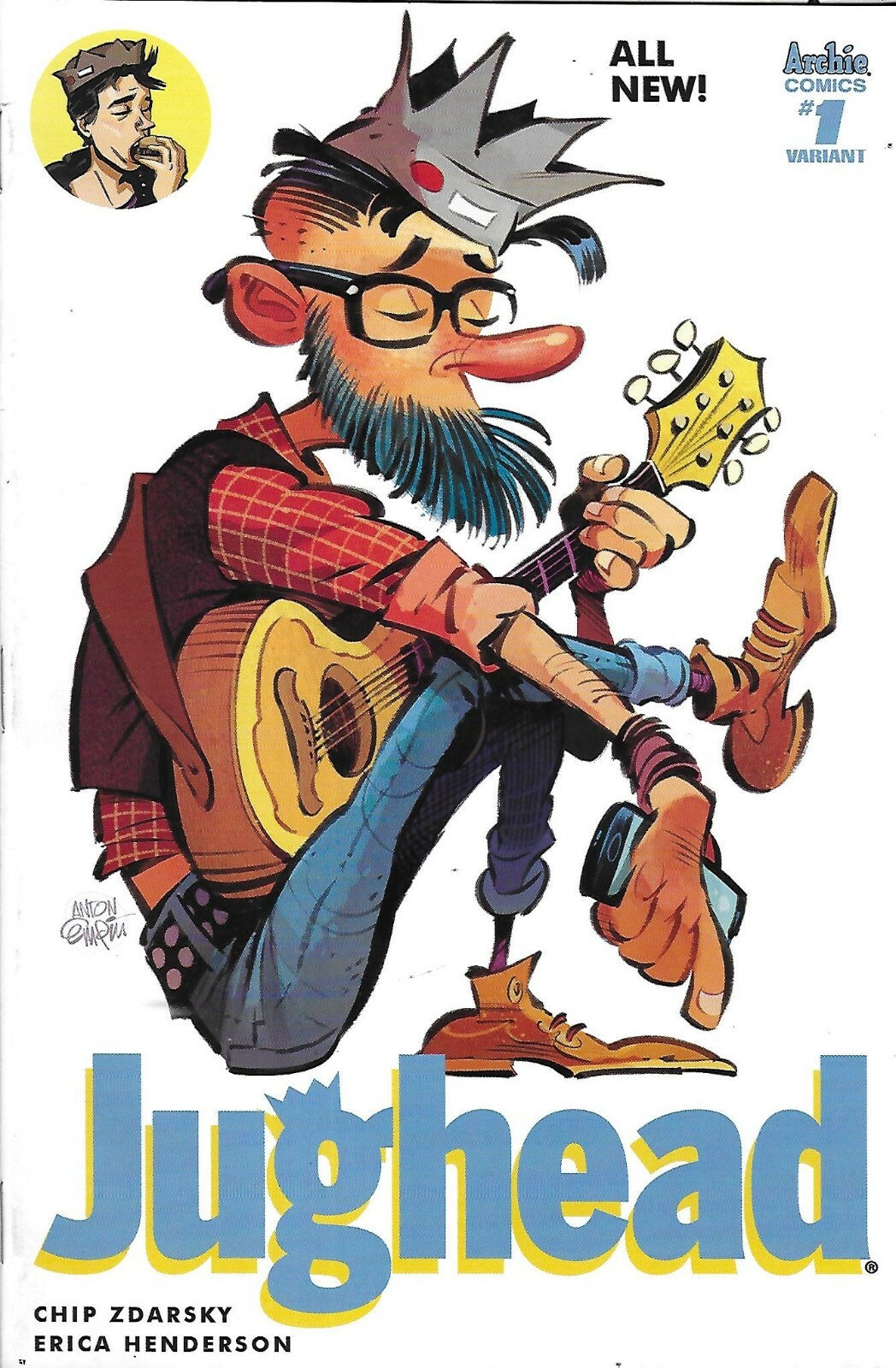 Jughead Comic 1 Cover B Variant Anton Emdin First Print 2015 Chip ...