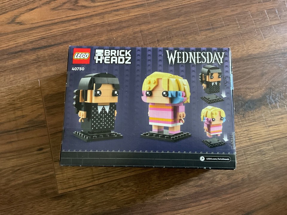 40750 Enid & Wednesday LEGO BRICKHEADZ New Sealed | eBay