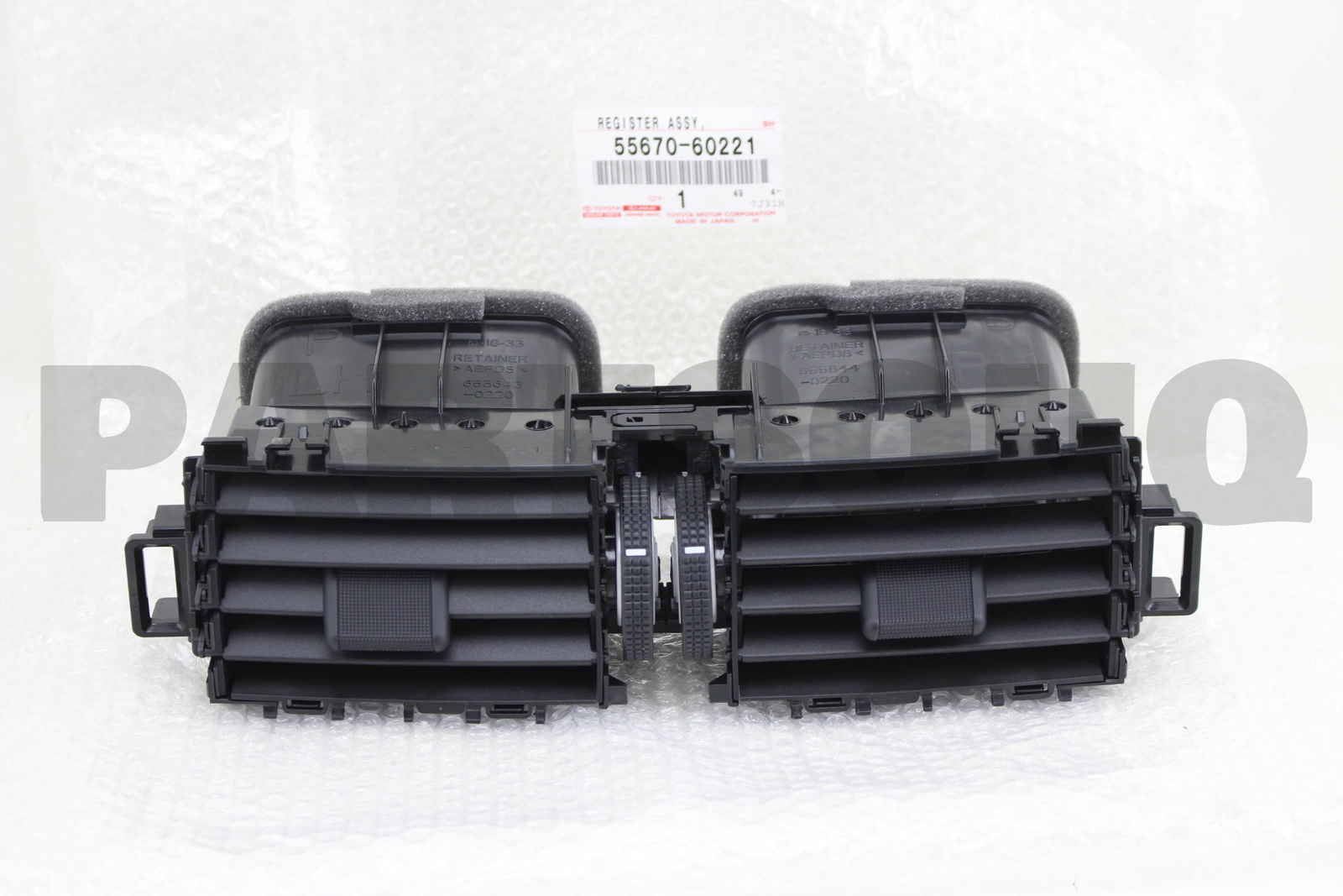 5567060221 Genuine Toyota REGISTER ASSY, INSTRUMENT PANEL, CENTER 55670 ...