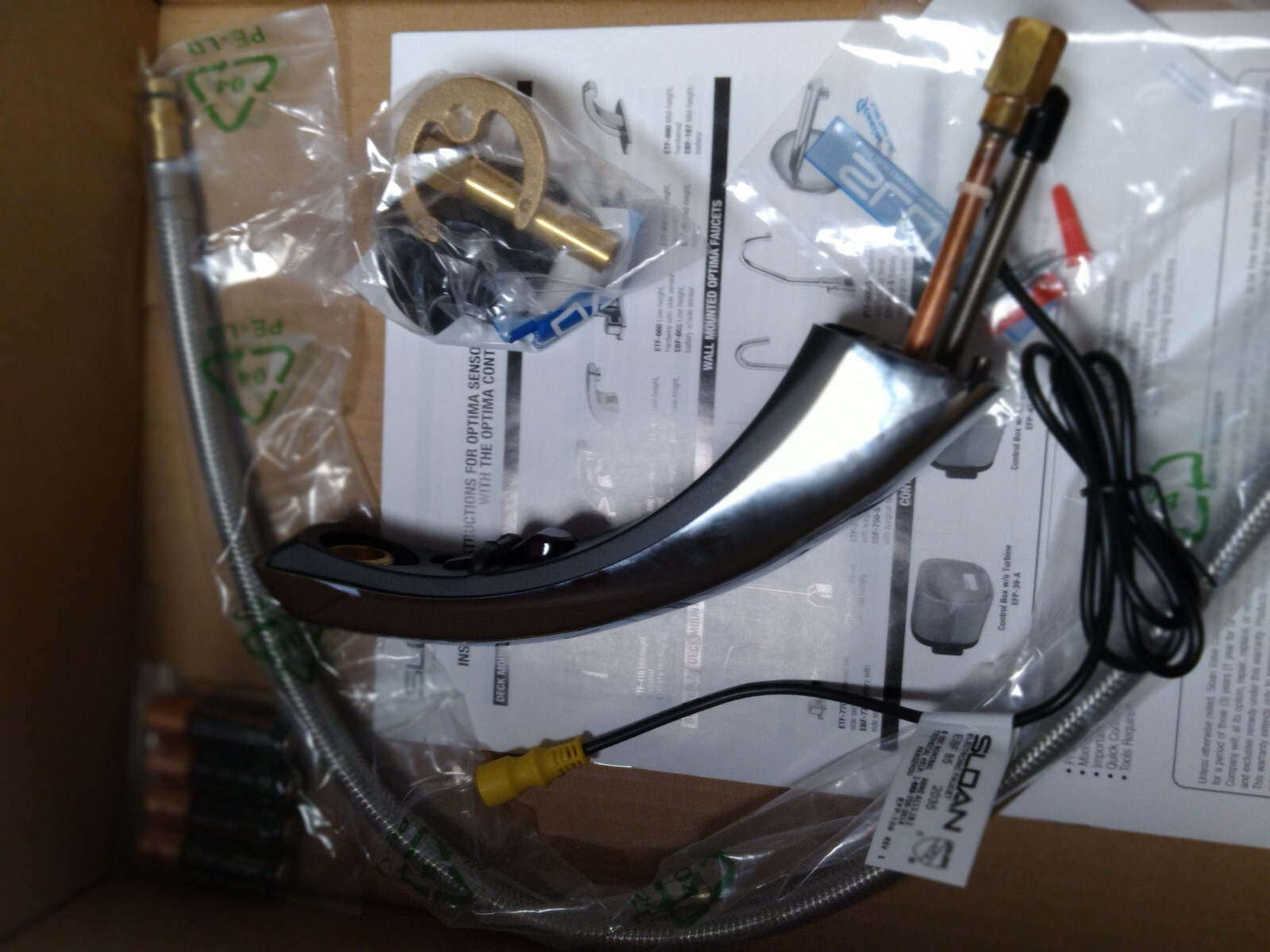 SLOAN Motion Sensor Activated OPTIMA Faucet compare @ 599 = only 1 left ...