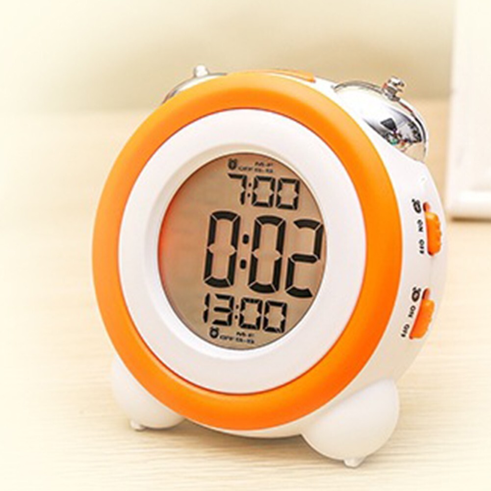 Stylish ABS and Stainless Steel Alarm Clock with LED Display and ...