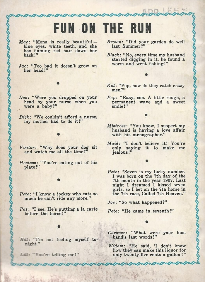 Humorama COMEDY June 1952 Risque Cartoons Bill Ward Bill Wenzel RARE | eBay