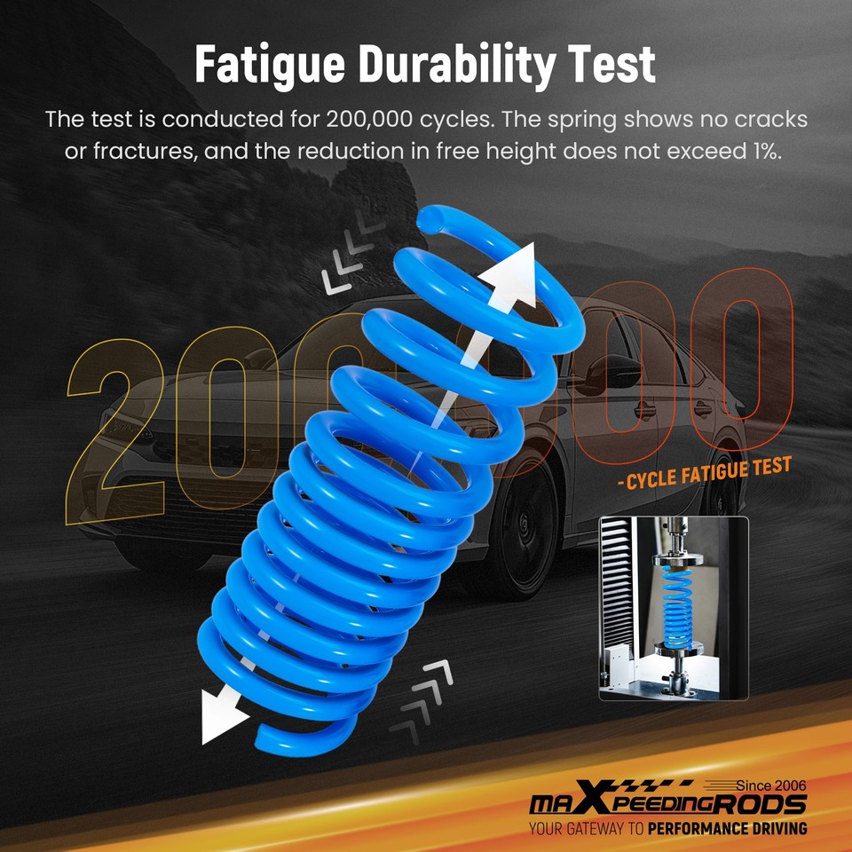 MaXpeedingrods Lowering Springs for Chrysler 300 RWD 2011-2023 [1.8"F/2 ...