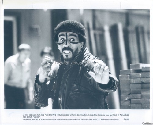 1988 Warner Bros Moving Richard Pryor Arlo Pear Comedy 8X10 Historic ...
