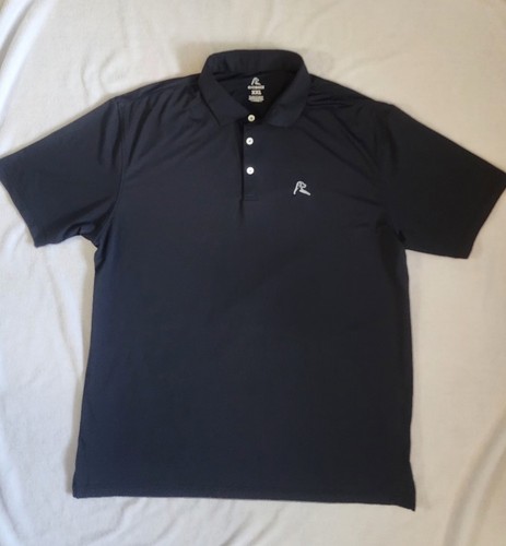 RHOBACK Short Sleeve Polo Shirt/ Golf Shirt Performance Size XXL Black | eBay