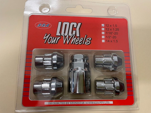 Tapered CHROME Wheel LOCK Nuts 12x1.5 fits FORD RANGER L:32mm | eBay ...