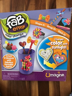 Coloring Changing Fab Effex Formable Crafting Fabric Kit Brand New Free ...