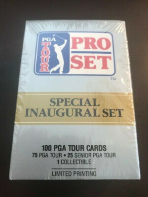 1990 Pro Set PGA tour cards "Special Inaugural Set" Sealed | eBay