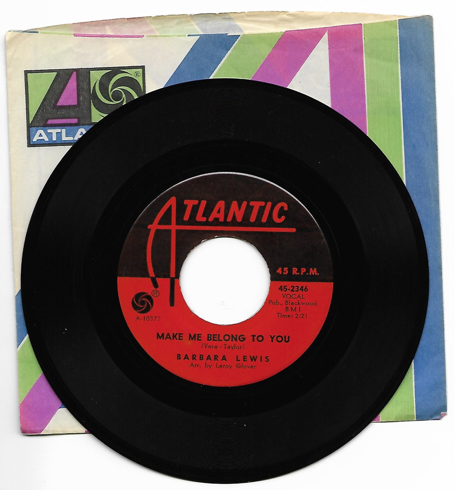 BARBARA LEWIS-ATLANTIC 2346 NORTHERN SOUL 45 RPM MAKE ME BELONG TO YOU ...