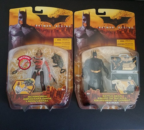 Mattel 2005 Batman Begins Batman and Variant Scarecrow with Blood ...