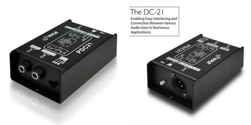 Premium Direct Injection Audio Box - Passive DI Unit Hum Eliminator w ...