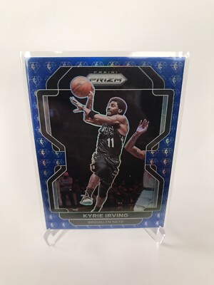 2021-22 Panini Prizm Kyrie Irving 75th Anniversary Diamond Blue #99 | eBay