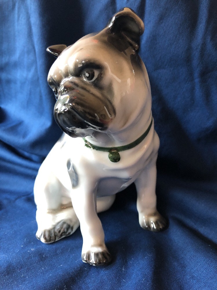SITZENDORF PORCELAIN BULLDOG FIGURE | eBay