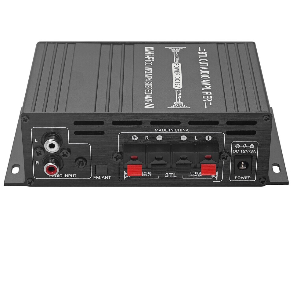 800W 2Channel bluetooth Mini HIFI Power Amplifier Audio Stereo Amp Home ...