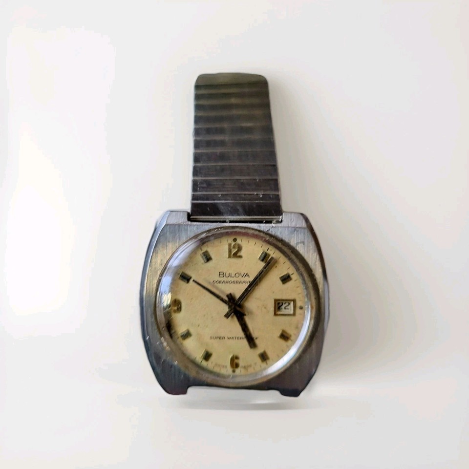 Bulova" Oceanographer" Automatic 1969 ,Diver Watch. Running Condition ...